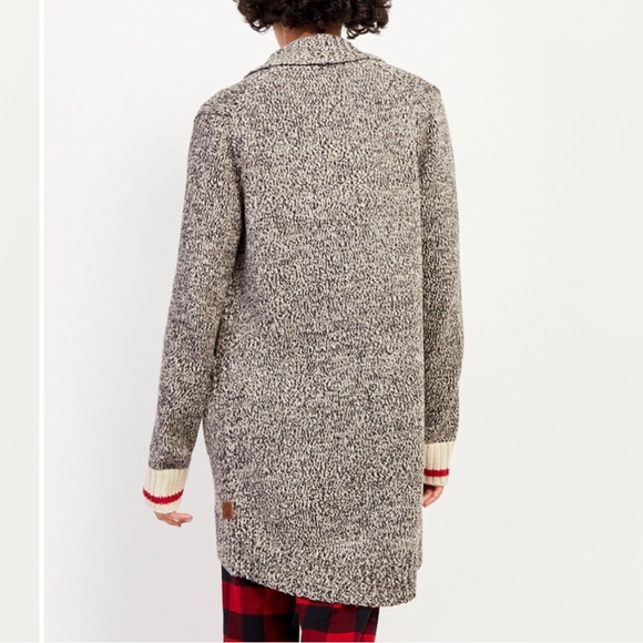 Roots | Sweaters | Roots Cotton Cabin Open Cardigan Knit Pocket Shawl ...